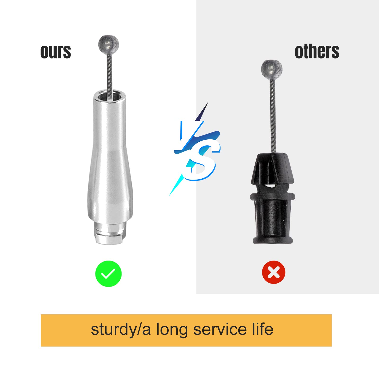 Snapklik.com : GSTP Door Latch Cable Repair Kit Compatible