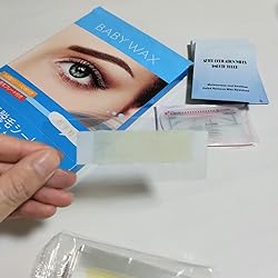 Amazon.co.jp: BABY WAX 眉毛脱毛シート 80枚40組(20セット) ワックス脱毛 眉毛 ワックス 脱毛テープ ブラジリアンワックス 顔 脱毛 フェイス フェイシャル 脱毛 ...
