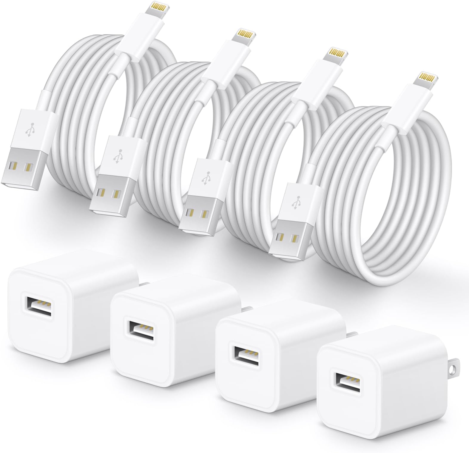 Amazon.com: juusmart i Phone Lightning Charger，[MFi Certified] Phone ...