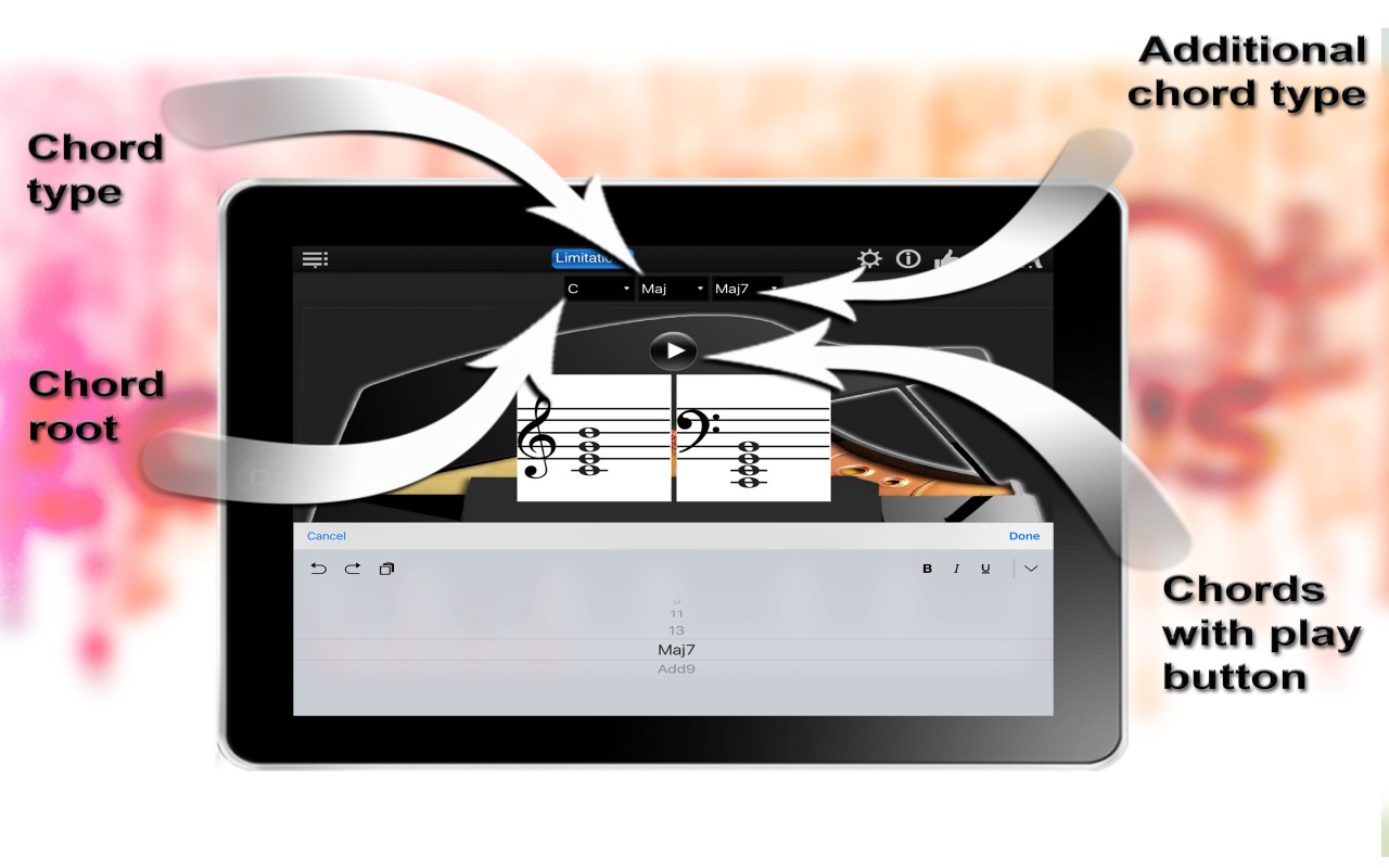 Piano Chords Compass Lite - learn the chord notes & play them - App on ...