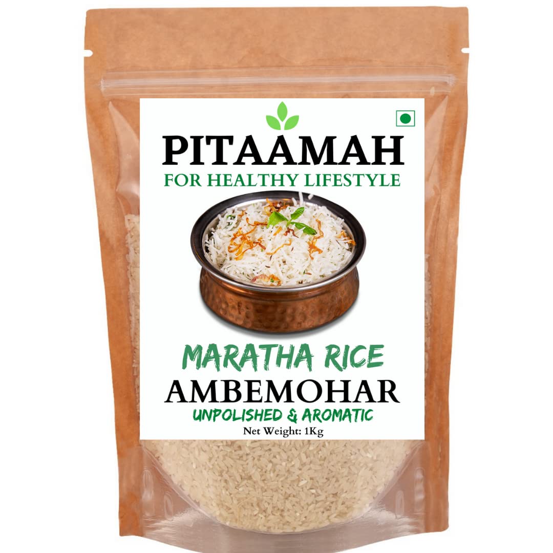 Natural Ambemohar Rice 2kg Aromatic Rice Biryani Rice Unpolished Rice ...