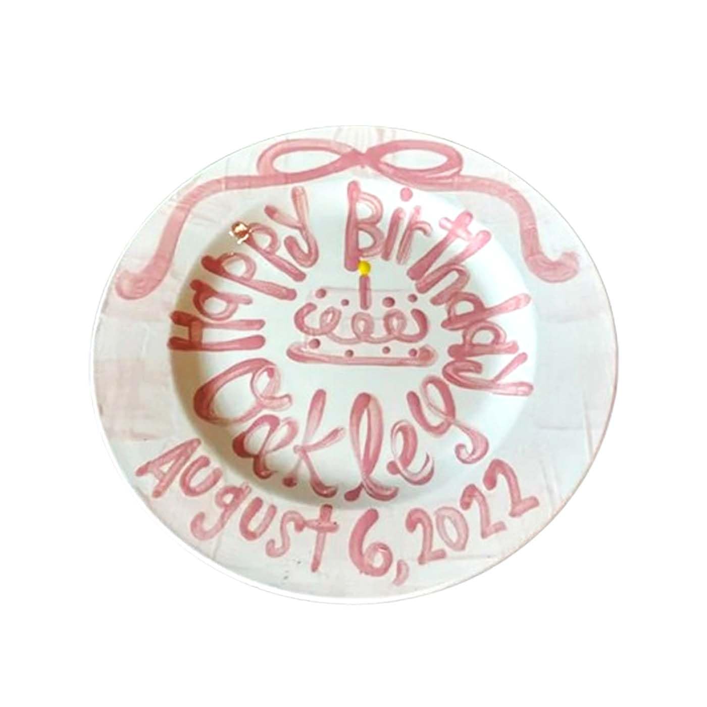Ceramic Birthday Plates