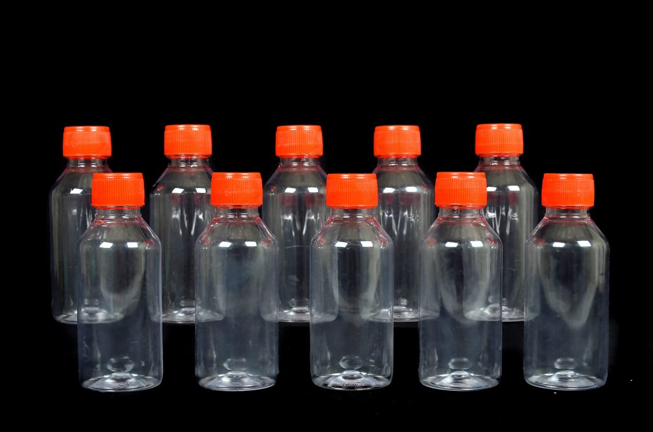 Buy Water Care Technologies Empty Red Cap PET Bottles| With Inner Seal ...