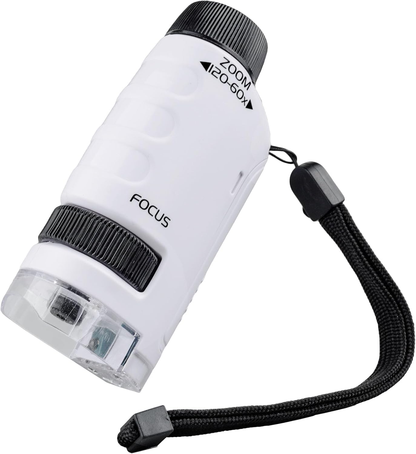 Miniscope Kids, LED Pocket Microscope with 60-120x Magnification ...