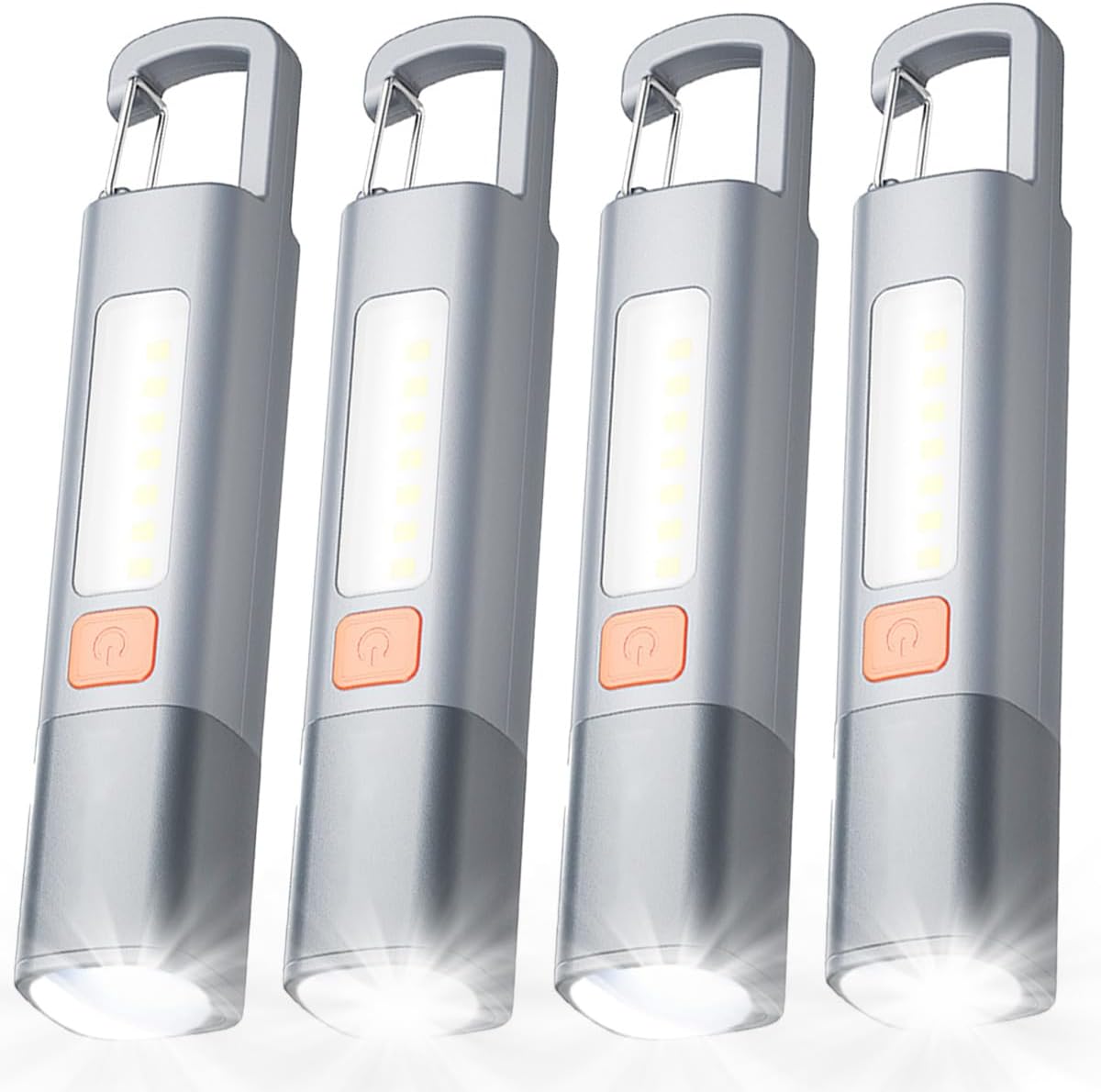 Rechargeable LED Mini Camping Flashlight, Portable Outdoor Light with ...