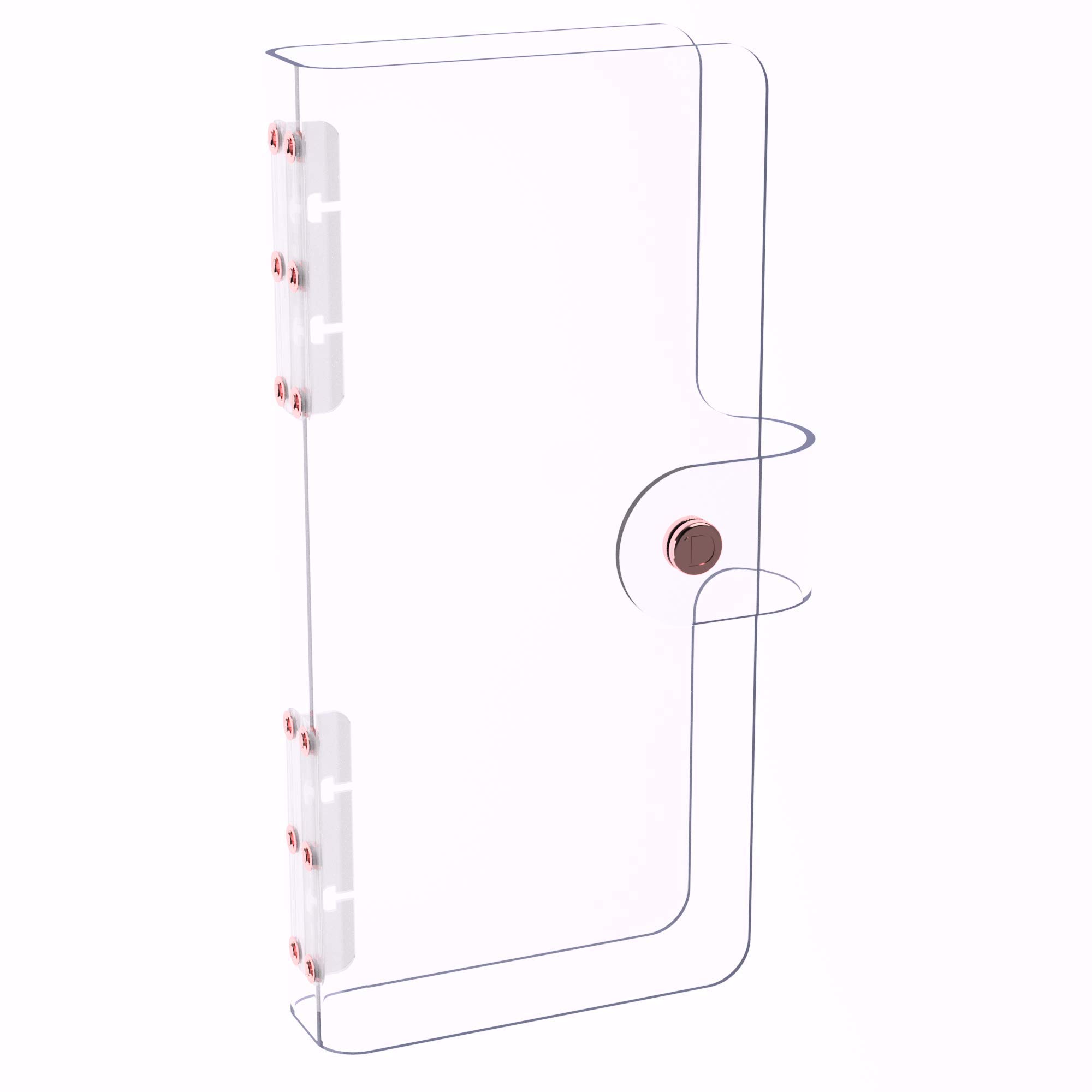 Amazon.com : Discagenda Clarity Transparent See Through Clear PVC ...