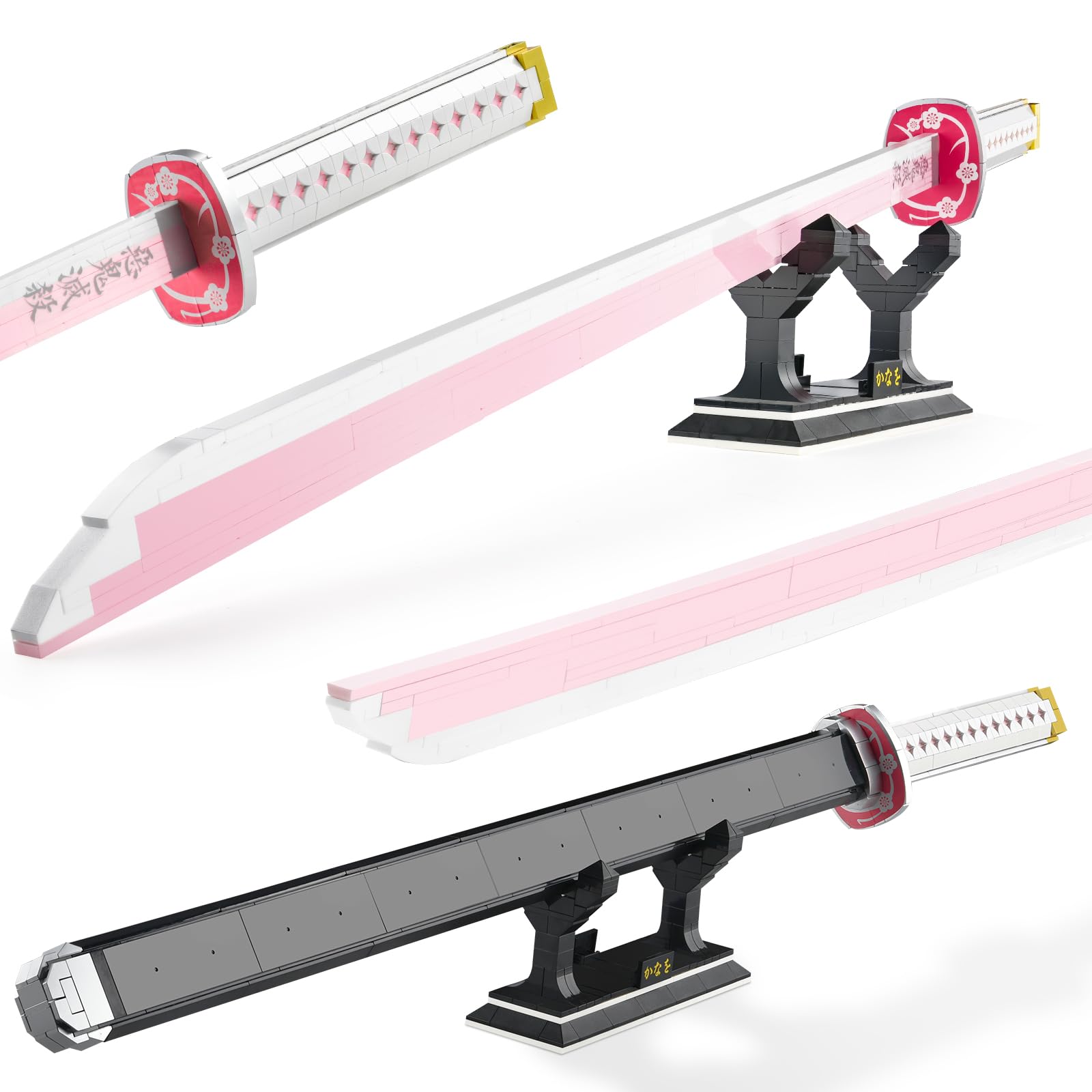 Amazon.com: SATHIBI Demon Swords Building Set for Adults,39inch Slayer ...