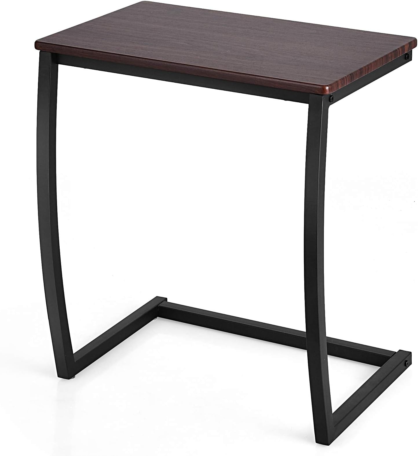 Amazon.com: Kiimeey Slanted Foot Industrail Rustic End Table Narrow C ...
