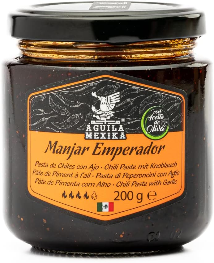 AGUILA MEXIKA | 24-Pack Manjar Emperador - premium Mexican Salsa Macha ...