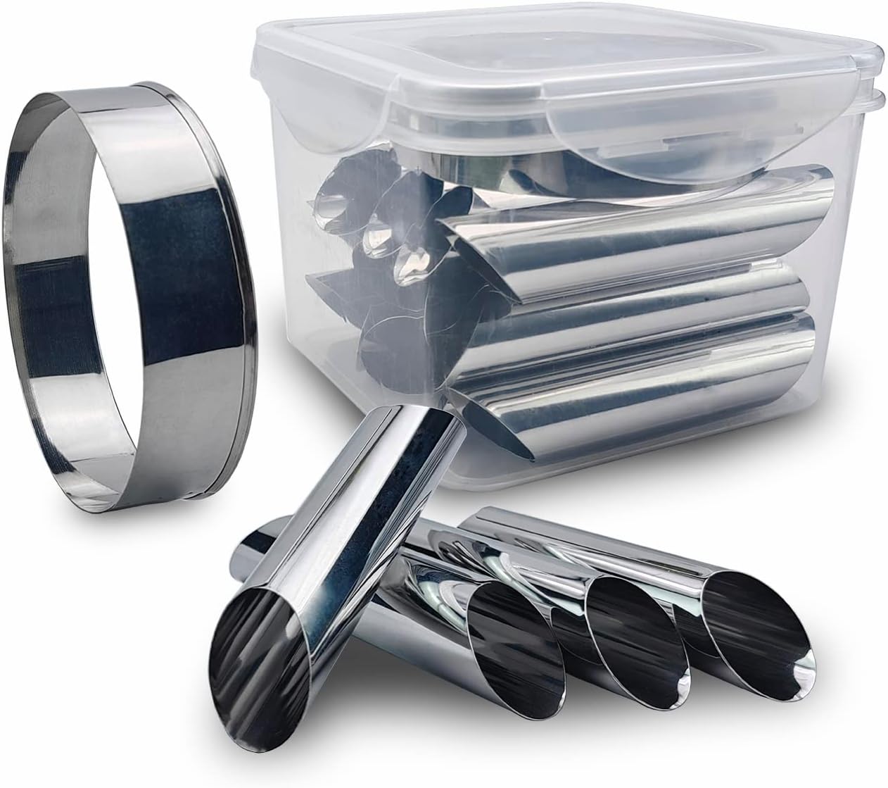 Amazon.com: Cannoli Forms Pastry Roll Molds,Stainless Steel Cannoli ...