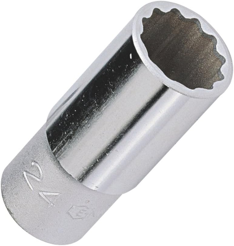 Amazon.com: Genius Tools 437821 1/2" Dr. 21mm Deep Hand Socket (12 ...