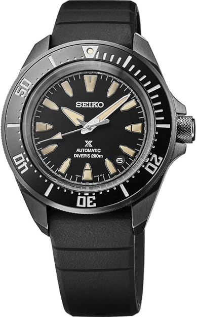 Amazon.com: SEIKO Prospex Samurai Automatic Black Dial Men's Watch ...