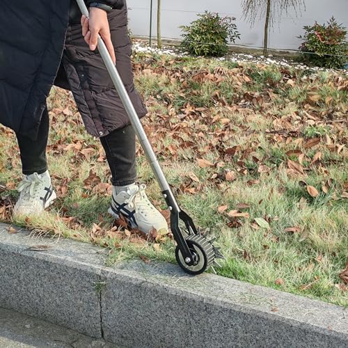 Snapklik.com : YEELOR Wheel Rotary Edger, Manual Lawn Edger, Hand ...