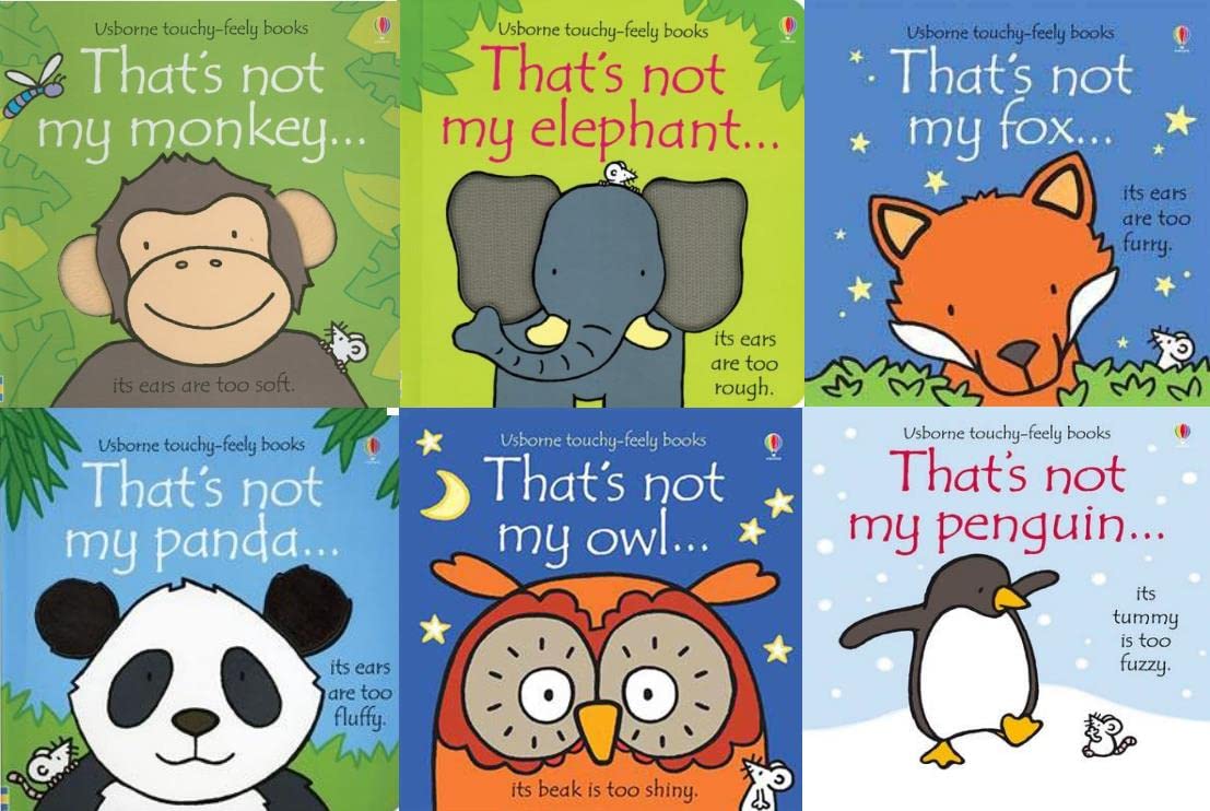 Buy Touchy-feely That's Not My Series Wild Animal 6 Books Collection ...