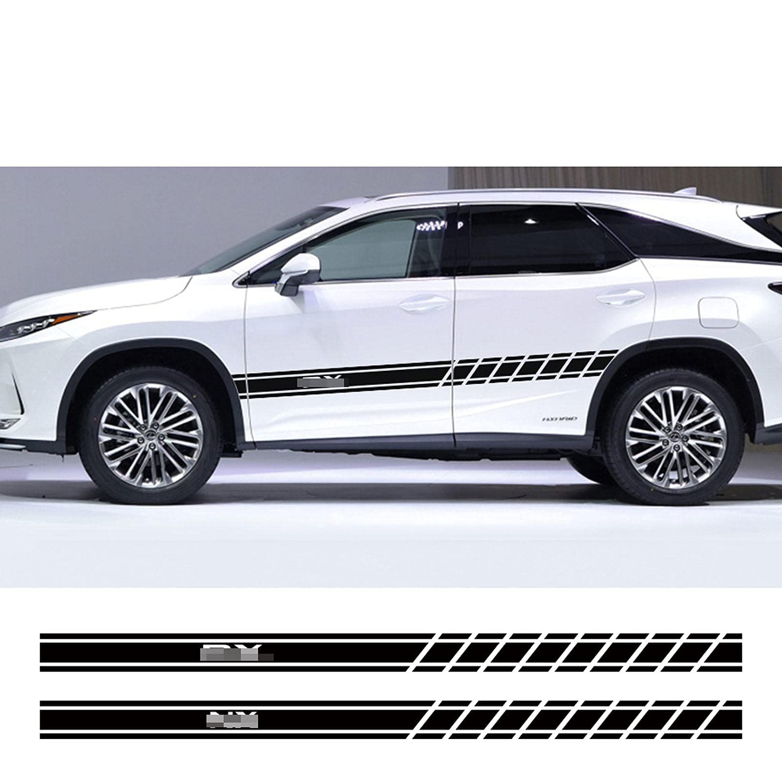 Buy TGHYJU Car Door Side Skirt Stickers Car Side Door Sticker, For ...