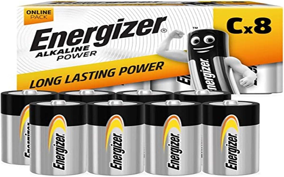 Energizer C Batteries, Alkaline Power, 8 Pack - Amazon Exclusive : Buy ...