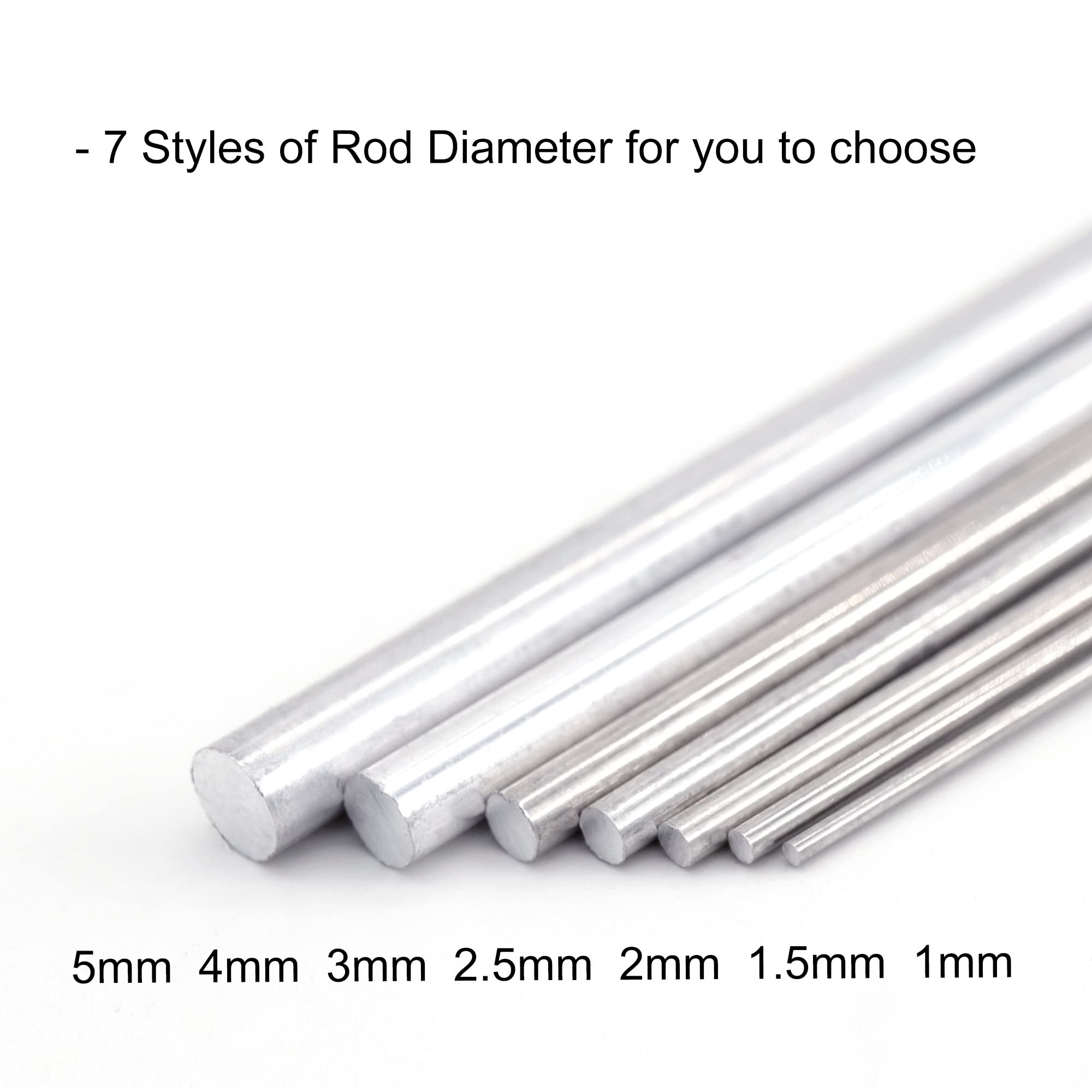 Snapklik.com : Aluminum Rods 4mm X 300mm Round Solid Shaft Lathe Bar ...