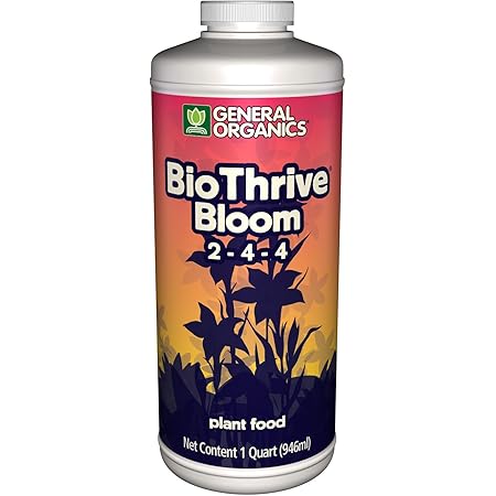 Amazon.com: General Hydroponics General Organics BioThrive Bloom, Quart ...