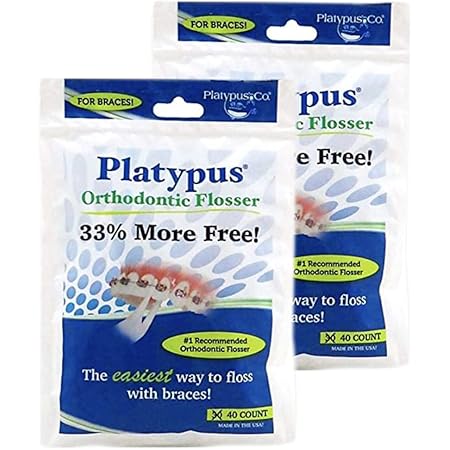 Amazon.com: Plackers Ortho Pick Flosser, 24 Count : Beauty & Personal Care