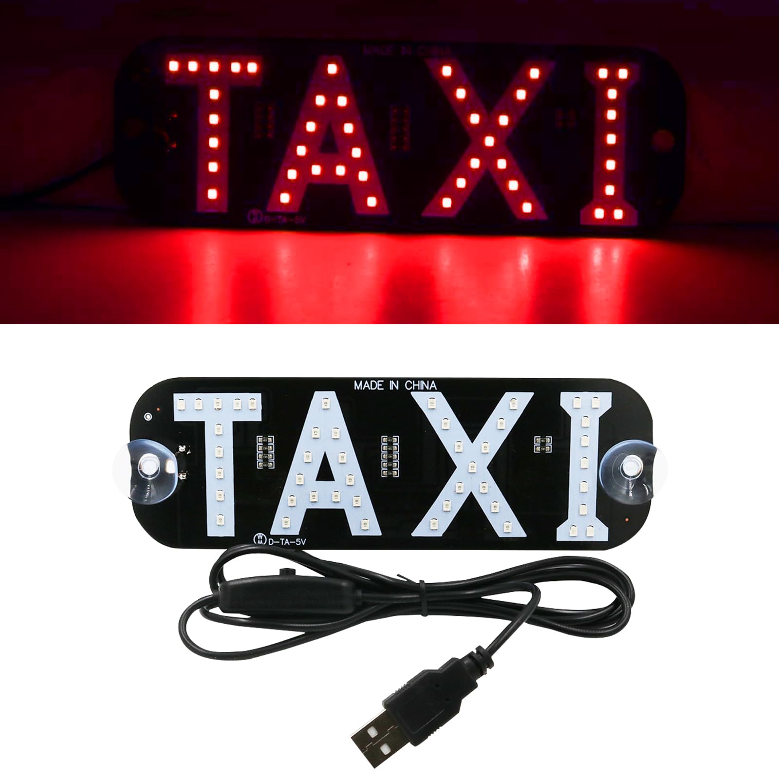 Snapklik.com : NGHEY 1 PC Taxi Light, 7.4In X 2.5In Changeable Taxi LED ...