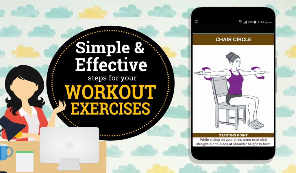 Easy Workout Exercises on your Office Chair:Amazon.com:Appstore for Android