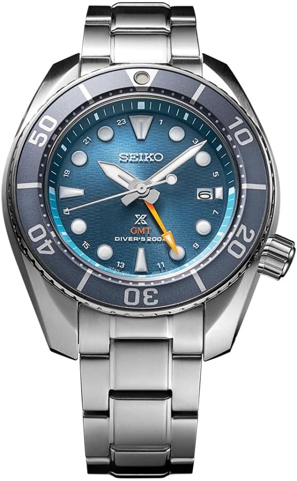 Seiko Prospex Aqua 'SUMO' Solar GMT Diver 45mm Mens Watch: Buy Online ...