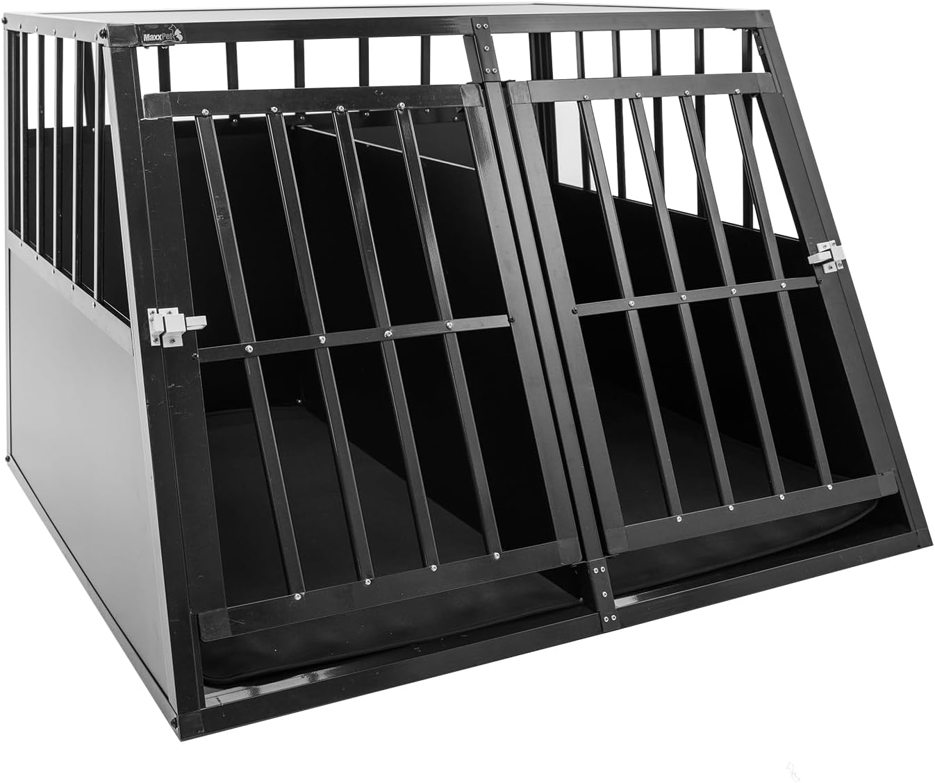 MaxxPet Hundebox Auto Faltbar - 2 Türen - Transportbox Katze & Hund ...