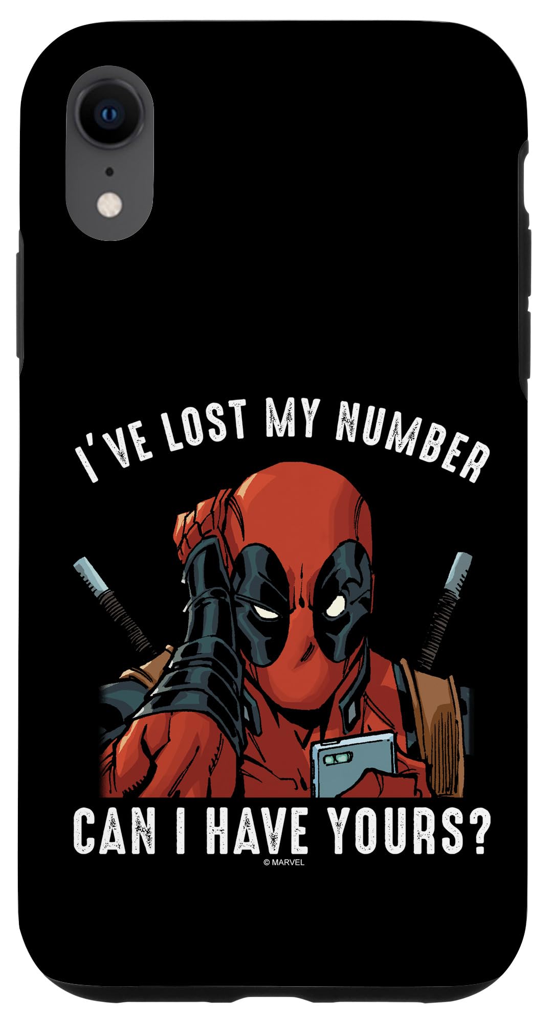 Amazon.com: iPhone XR Marvel Deadpool I've Lost My Number Can I Have ...