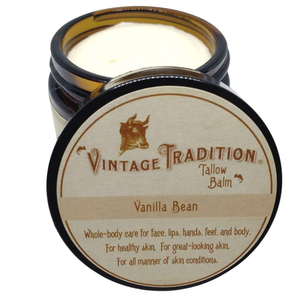 Amazon.com: Vintage Tradition Beef Tallow All Purpose Balm - Healing ...