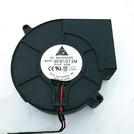 1 Pcs DC Blower Fan 12V 9733 2 Pin 97x33mm Brushless DC Cooling Blower Fan