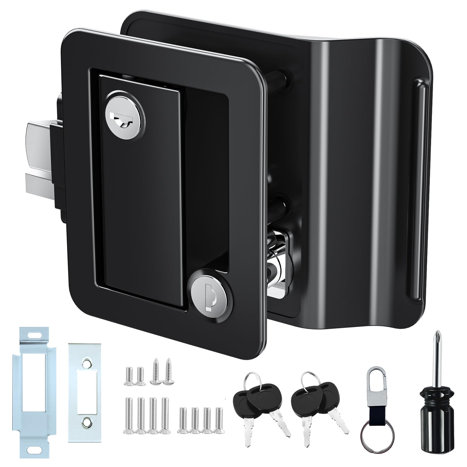 Snapklik.com : RV Door Latch,All Metal Camper Door Lock,RV Door Lock ...