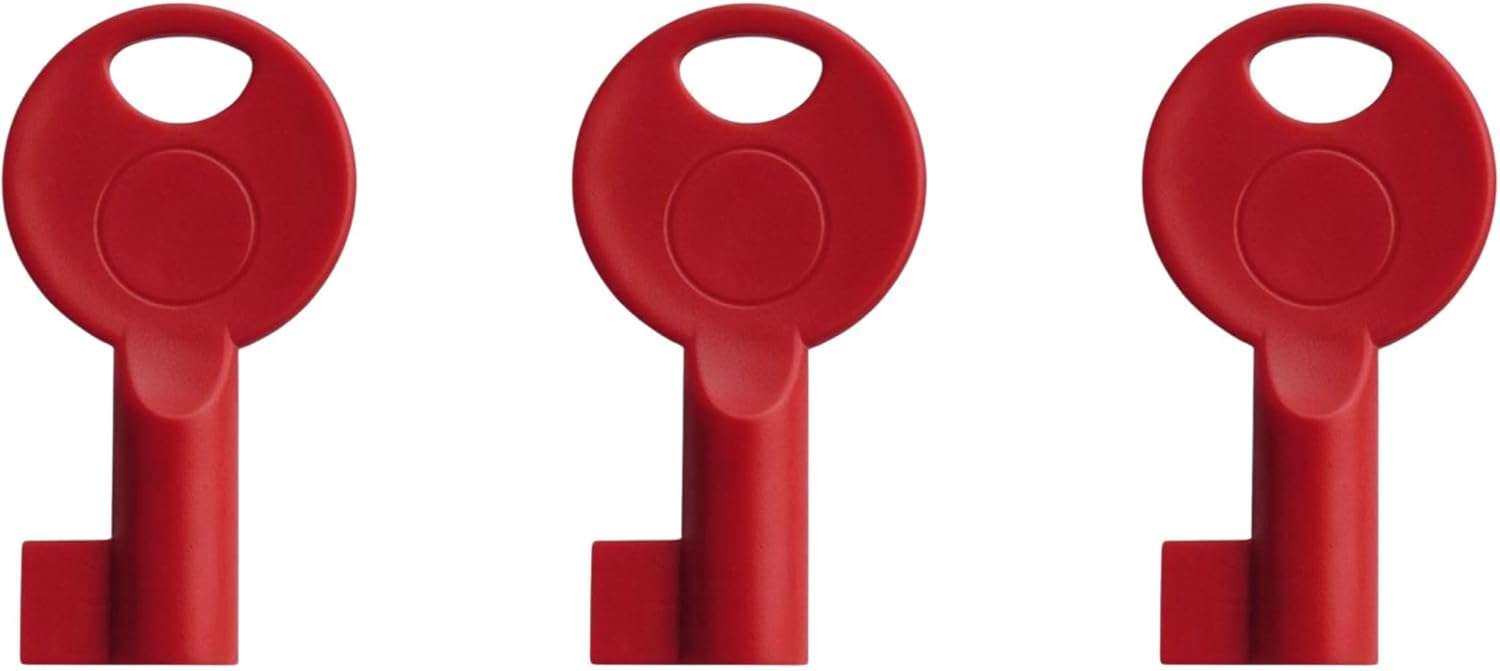 Red Fire Alarm Keys – Universal Metal Reset & Replacement Keys for ...