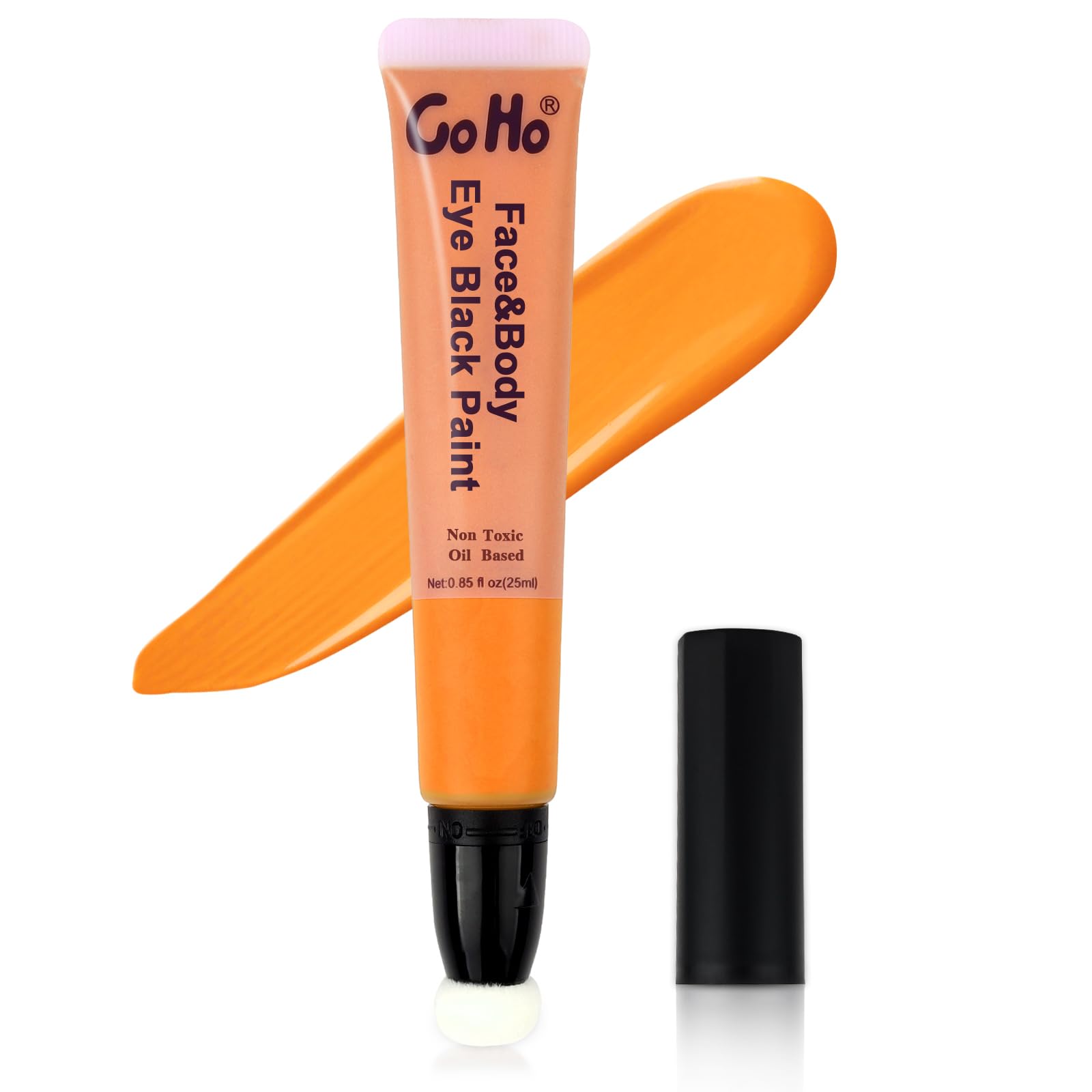 Snapklik.com : Orange Face Paint,Waterproof Oil Based Eye Black Stick ...