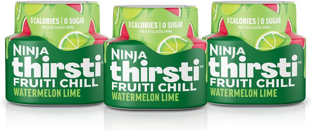 Amazon.com: Ninja Thirsti Flavored Water Drops, FRUITI CHILL Watermelon Lime, Bold Fruit Flavor ...
