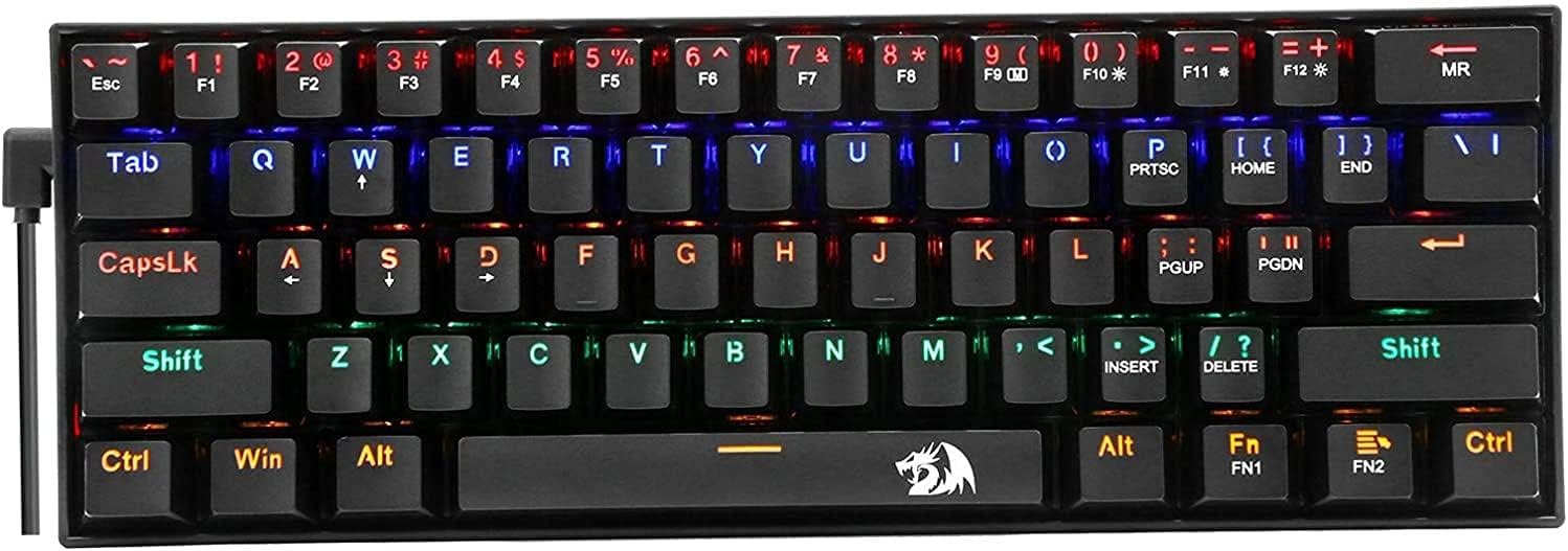 Redragon Lakshmi K606R Compact and Portable Mechanical Gaming Keyboard ...