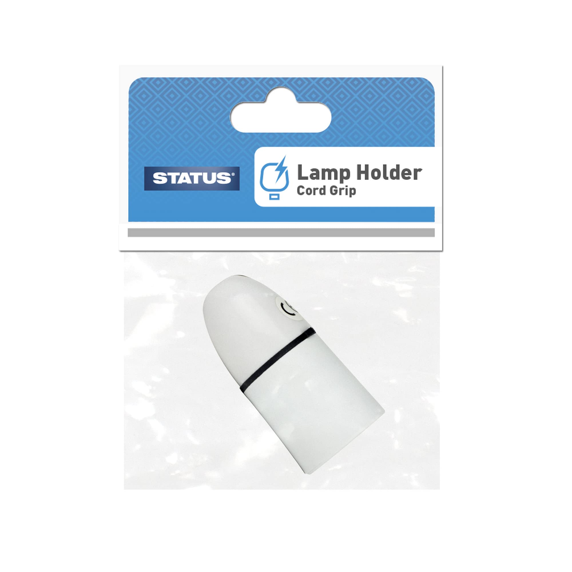 STATUS Lamp Holder | White Unswitched Bayonet Light Bulb Holder ...
