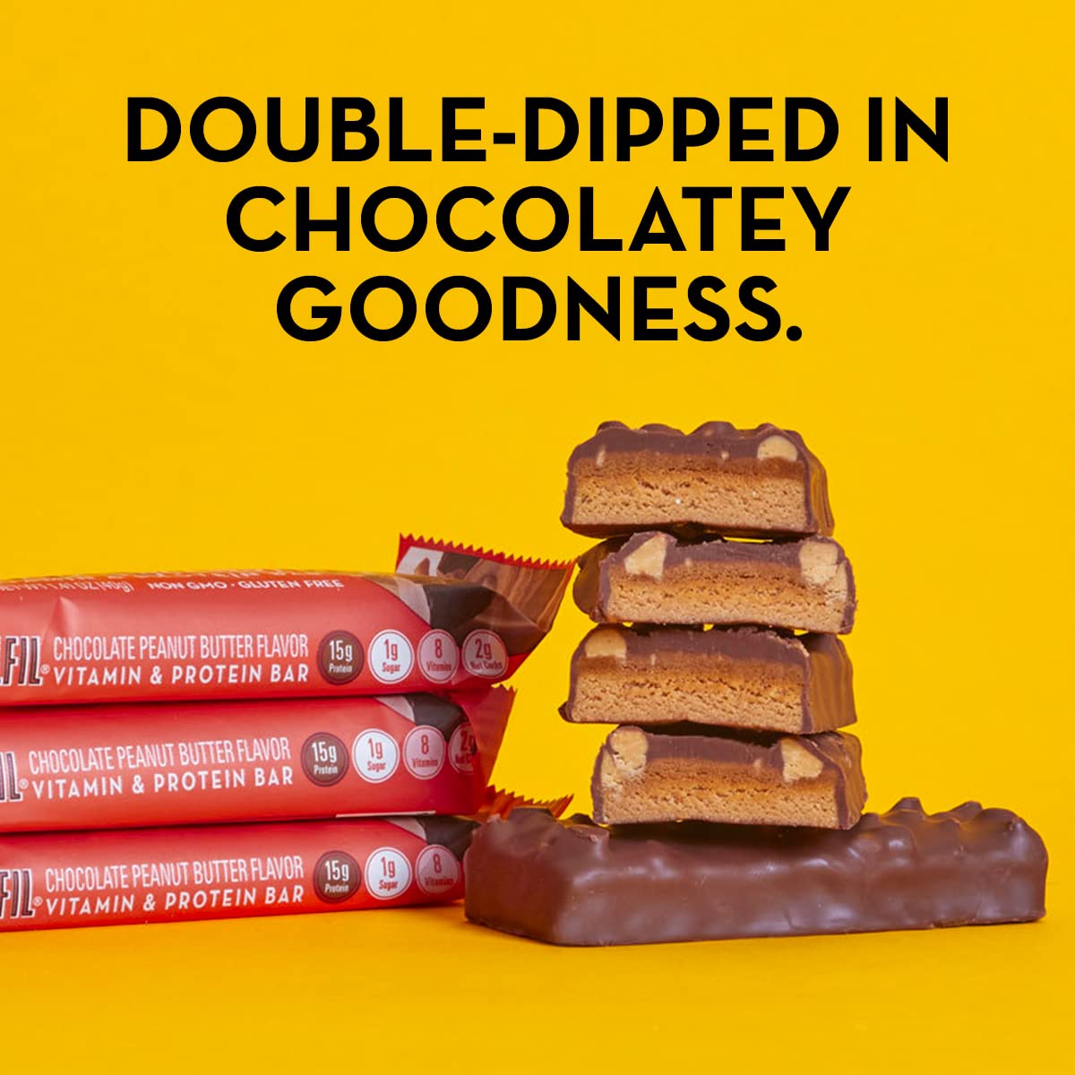 Snapklik.com : FULFIL Vitamin And Protein Bars, Chocolate Peanut Butter ...