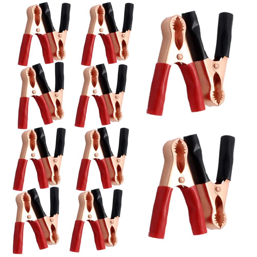 20 Pcs Battery Crocodile Clips 30A Terminal Test Battery Clamps ...