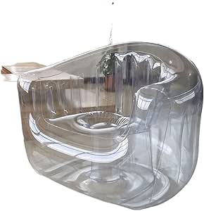Amazon.com: TAMYID Blow Up Couch， Lazy Clear Inflatable Chair for Game ...