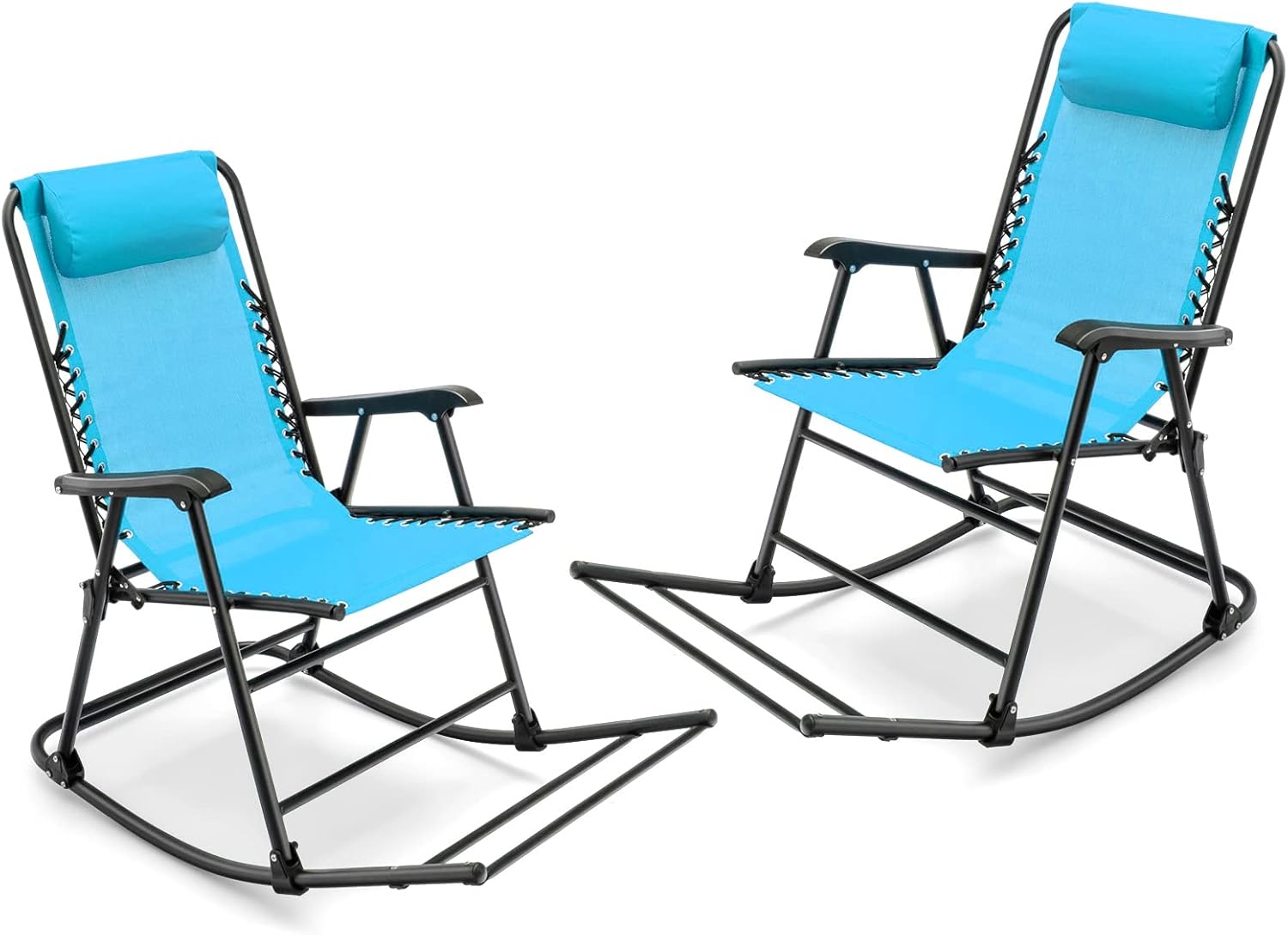 Amazon.com: Giantex Rocking Camping Chair Folding - Outdoor Rocker ...