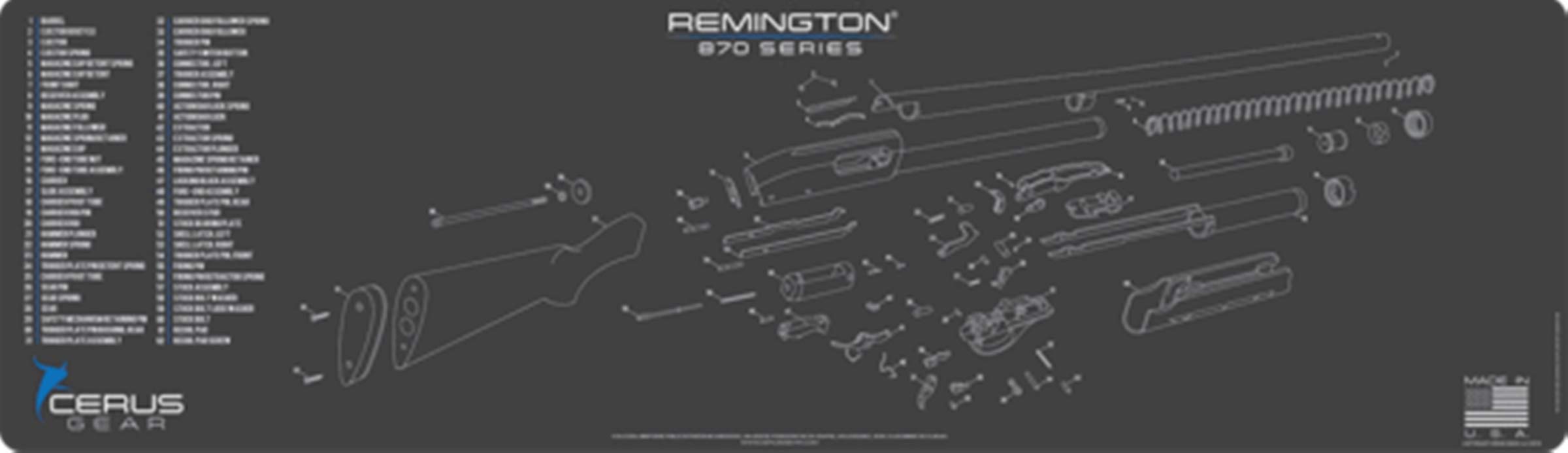 Snapklik.com : E.D.O.G. Remington 870 Shotgun Schematic