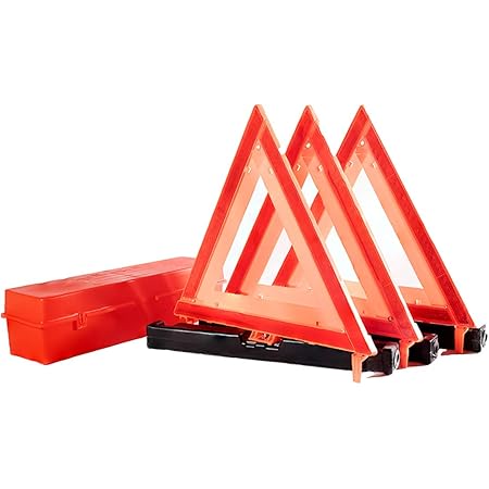 Amazon.com: XOOL Safety Triangle Warning Kit, Car Roadside Emergency ...