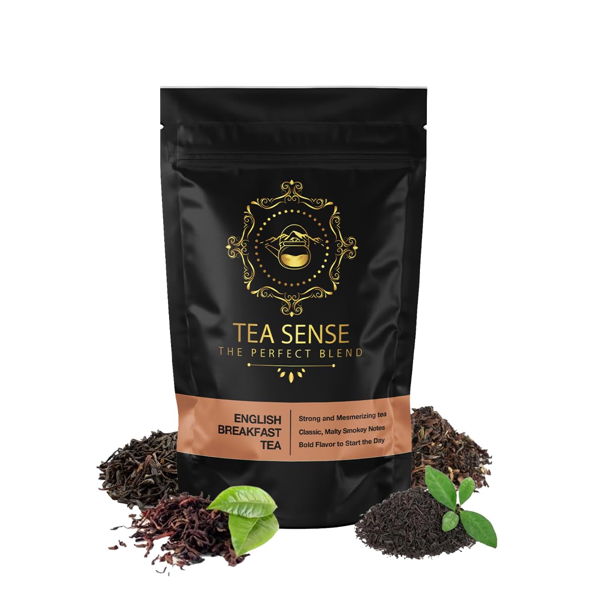 TEA SENSE English Breakfast Tea | 100g Loose Leaf | Darjeeling & Assam ...
