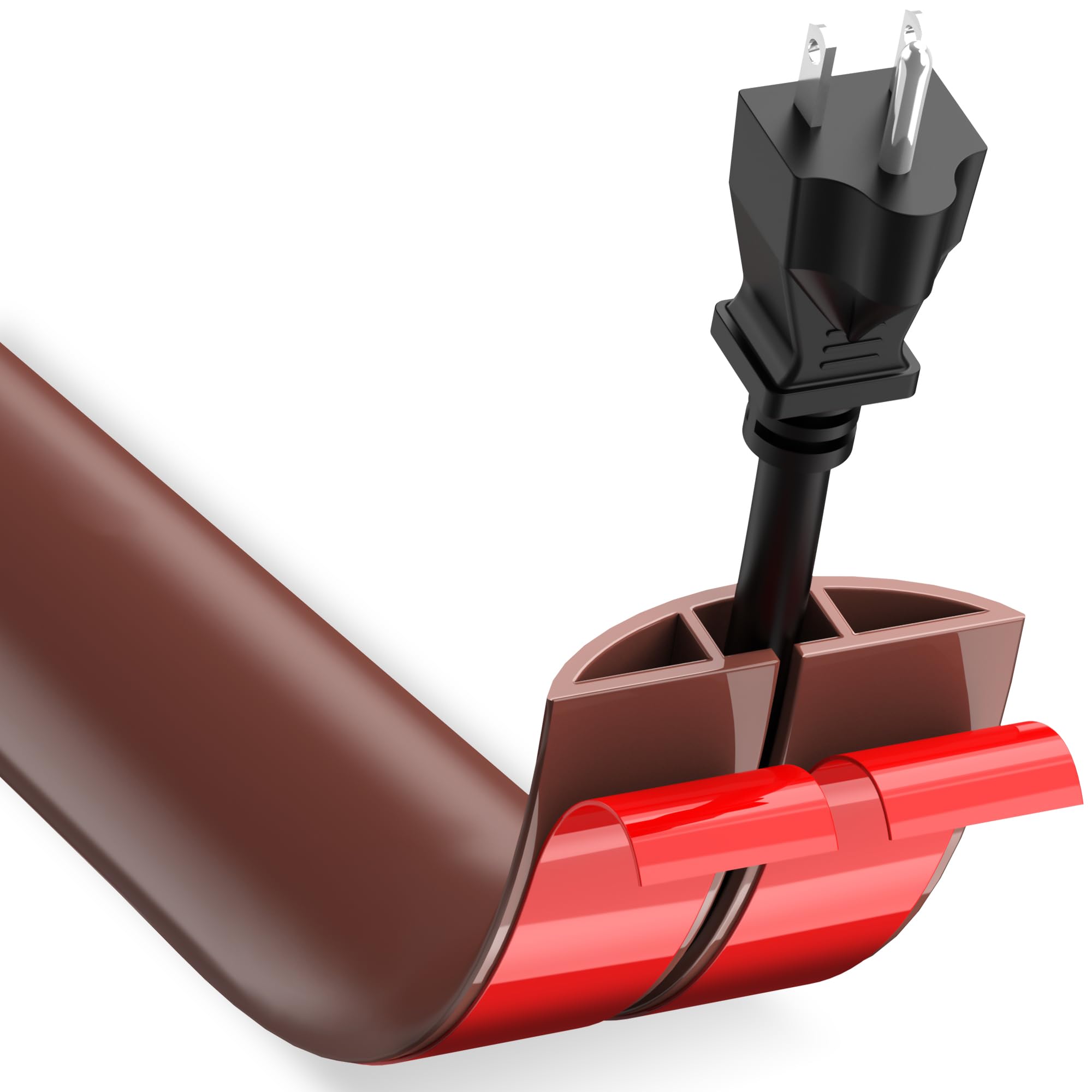 Amazon.com: CrocSee 6ft Self-Adhesive Floor Cord Cover for Wires, Low ...