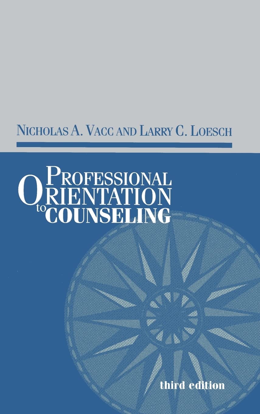Amazon.com: Professional Orientation to Counseling (Accelerated ...
