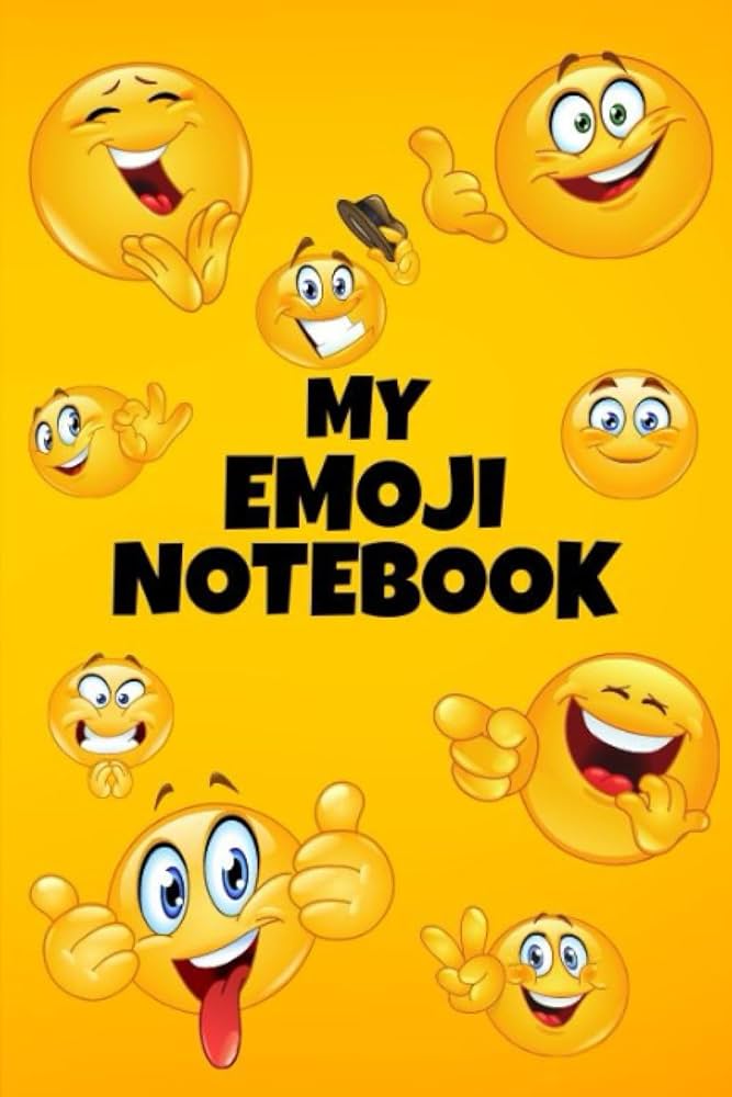Smiley Face And Book Emoji Pop