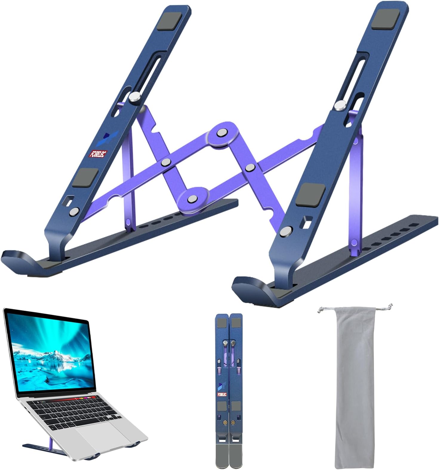 Amazon.com: Maxonar MacBook Stand, Aluminum Laptop Stand Adjustable ...