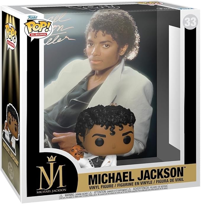 Amazon.com: Funko POP! Albums: Michael Jackson - MJ - Thriller - Music ...