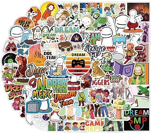 Amazon.com: 100Pcs Dreams SMP Stickers, Cool Game Dreams SMP Stickers ...