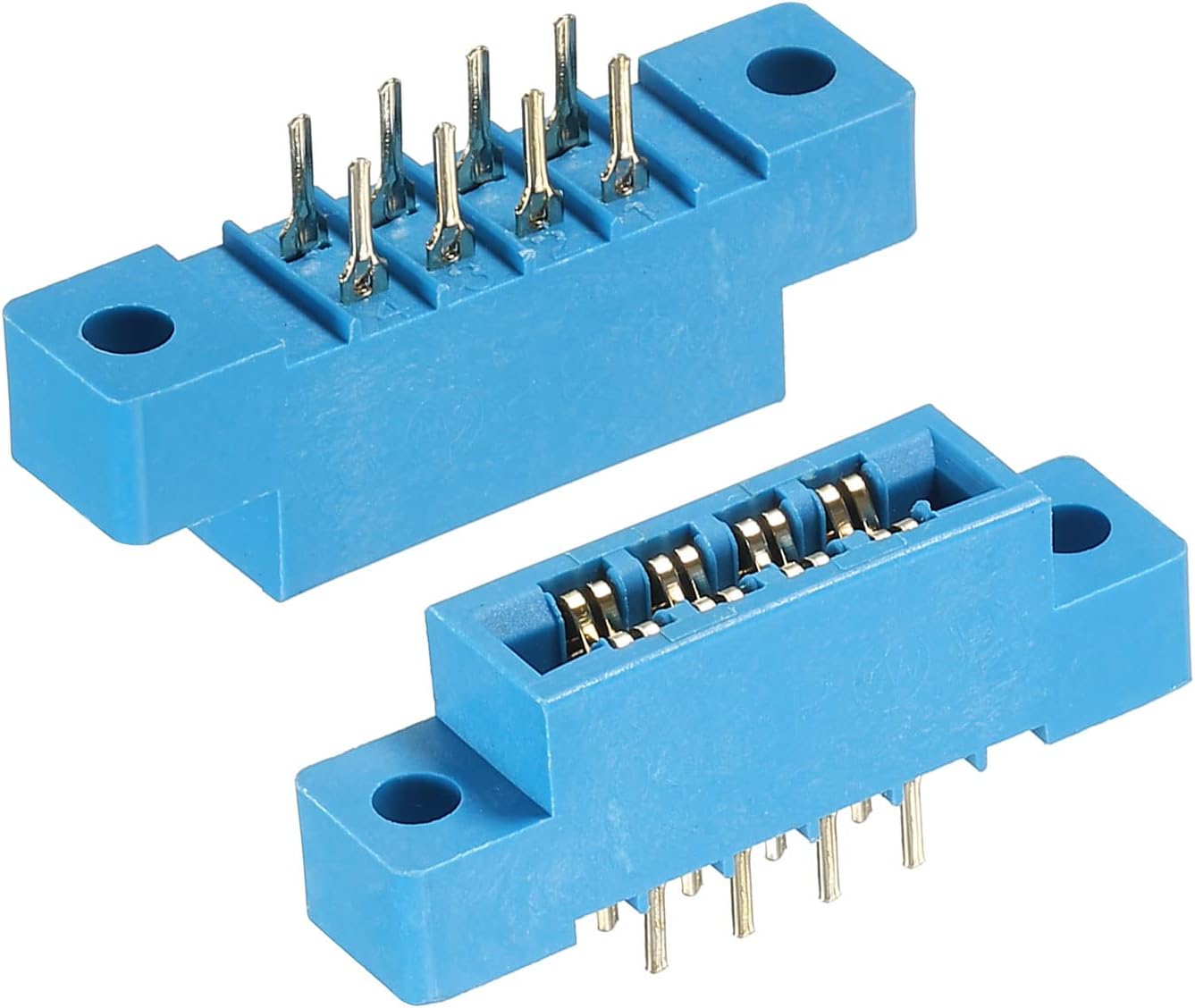 Amazon.com: MECCANIXITY Card Edge Connector Blue Socket 8 Pin 3.96mm ...